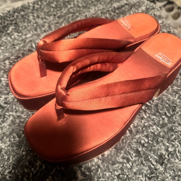 Jeffrey Campbell | Shoes | Jeffery Campbell Finley Satin Platform ...